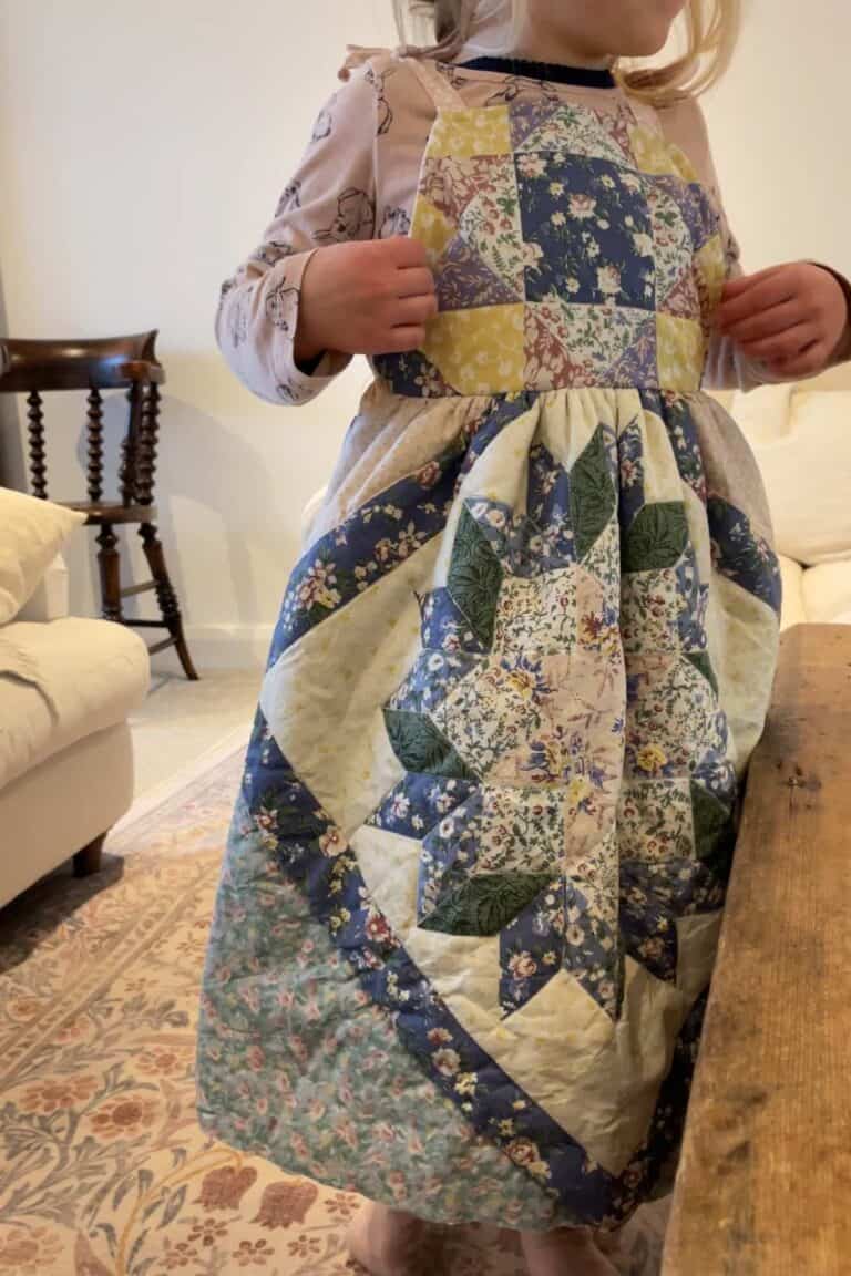 How to Make a Patchwork Dress from an Old Quilt