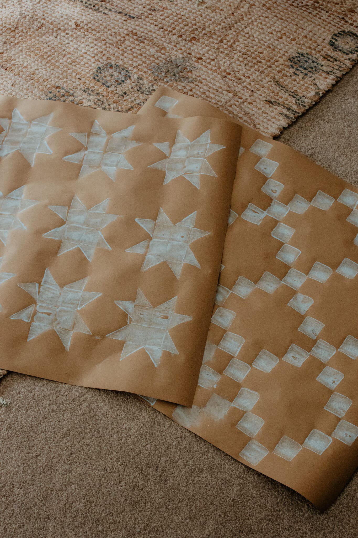 Potato Stamp Wrapping Paper (3 Delightful Designs You'll Want to Try!)
