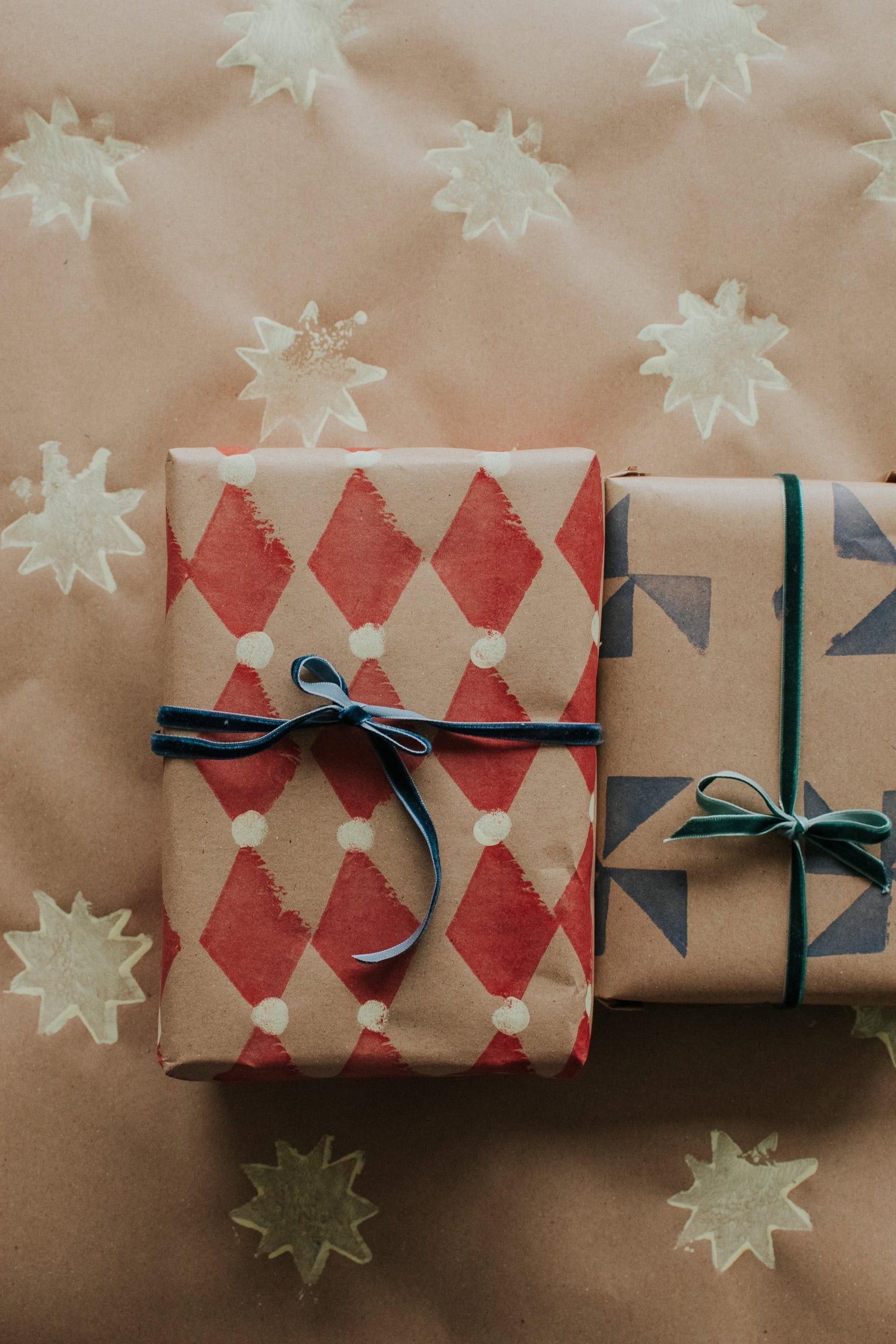 Potato Stamp Wrapping Paper (3 Delightful Designs You'll Want to Try!)