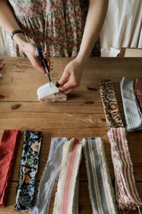 How to Make a Fabric Paper Chain (Easy, Cute No-Sew Garland!)